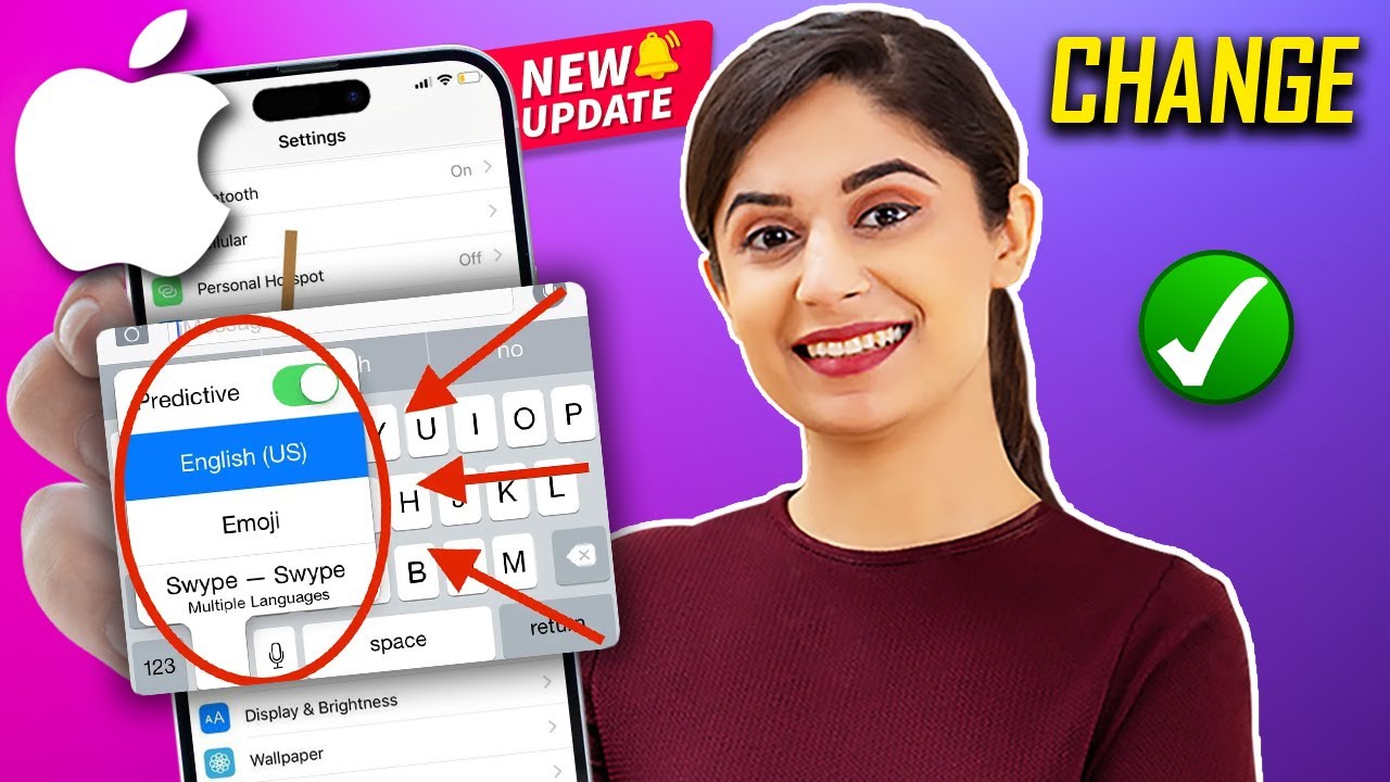 How To Change Languages On iPhone Keyboard 2024 [ Quick & Easy ]