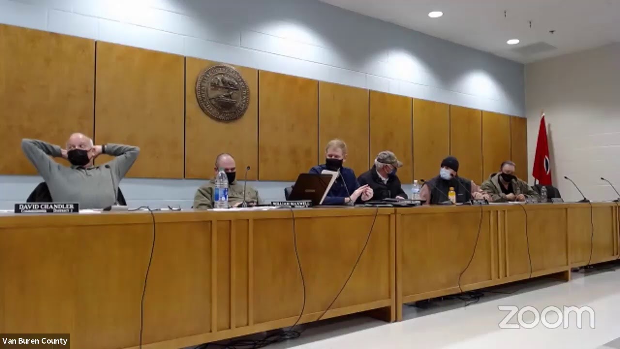 Van Buren County Commission Meeting January 19, 2021