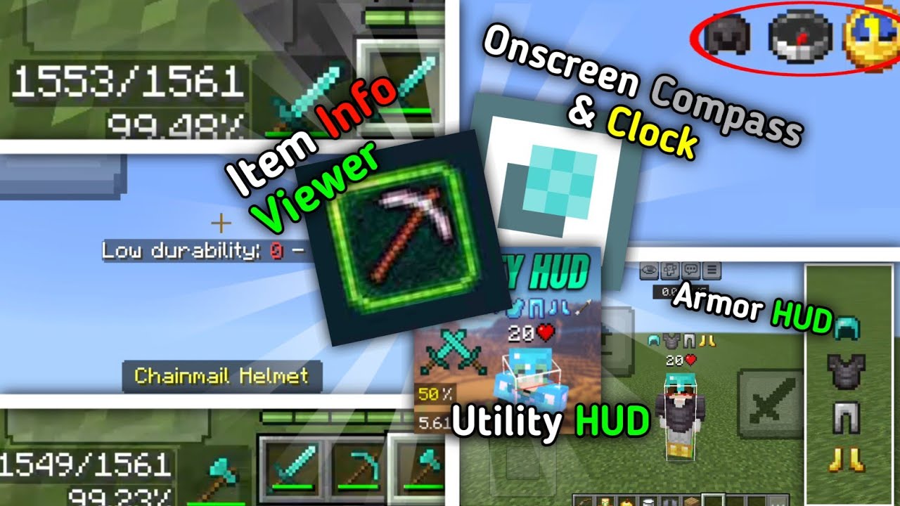 Make Your Minecraft HUD Better! (Utility Pack)