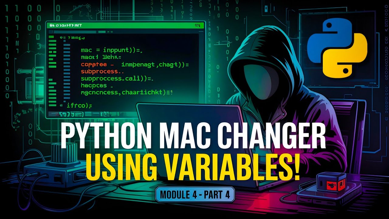Implementing Variables in Python MAC Changer - 20
