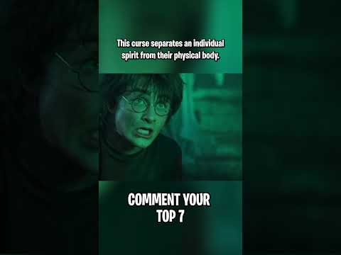Top 7 MOST POWERFUL spells in Harry Potter!? #shorts