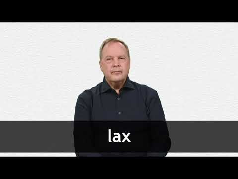 LAX - Definition & Translations | Collins English Dictionary