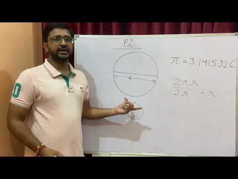 Definition of π (Pi), Pi in hindi, π #maths #mathematics पाई क्या है