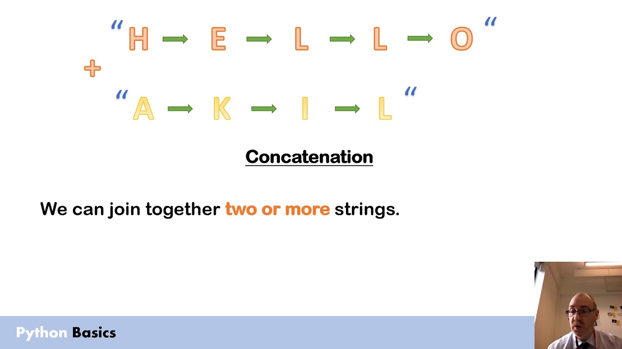 Python basics - String concatenation