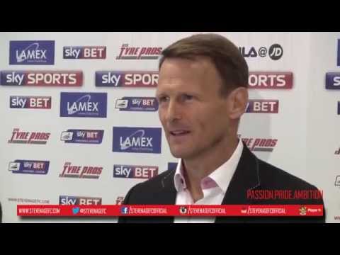 NEW BOSS: Teddy Sheringham on taking over at Stevenage FC