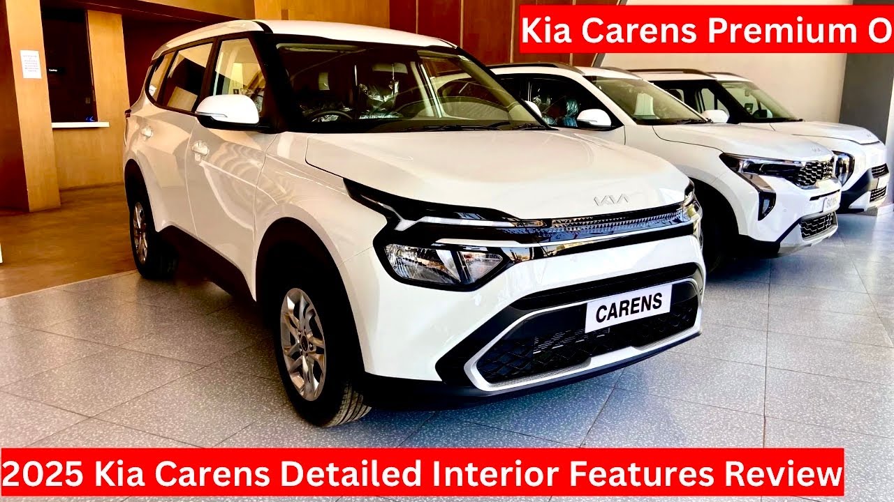 2025 Kia Carens Detailed Interior Features Review | 2025 Kia Carens Premium Optional Diesel | Carens