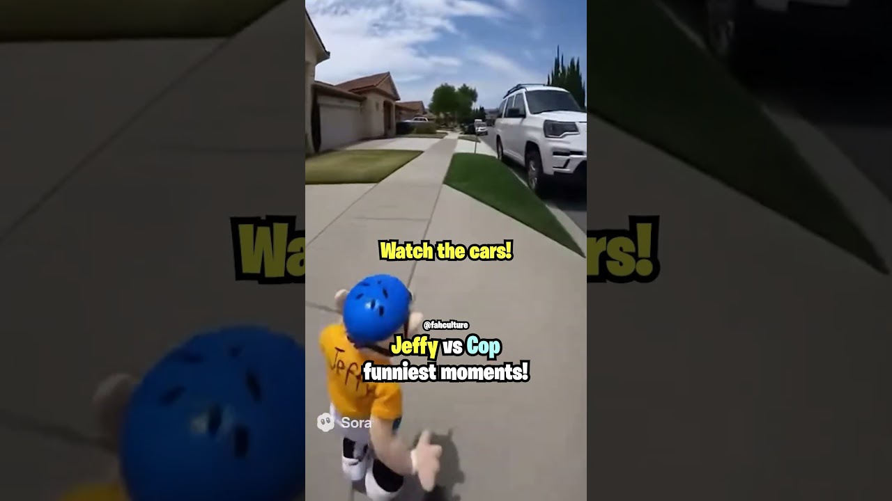 Jeffy RUNS From The Cops 😭