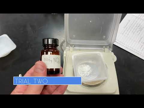 AP Ammonium Nitrate Test