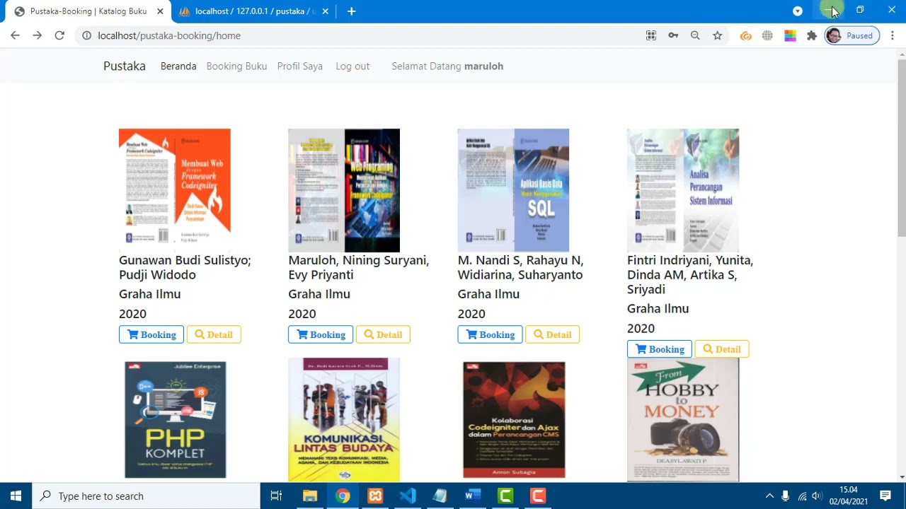 162 Web Programming III Pertemuan 4