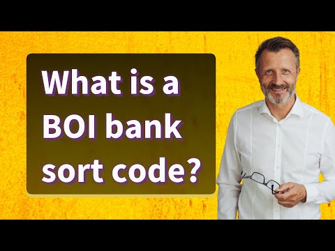What is a BOI bank sort code?