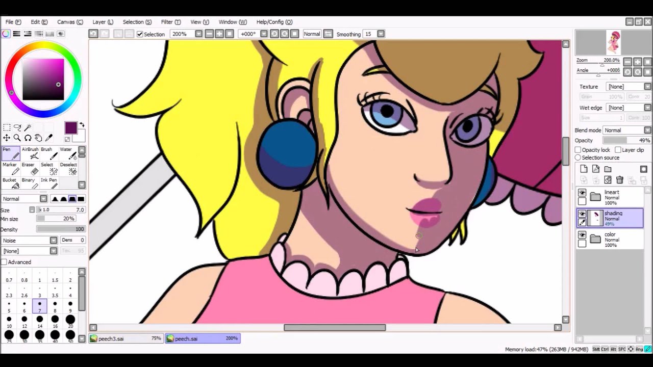 Peach on the Beach [Speedpaint]