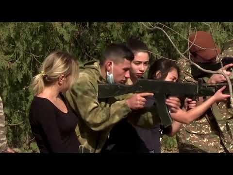 Armenians abroad return to train for frontline