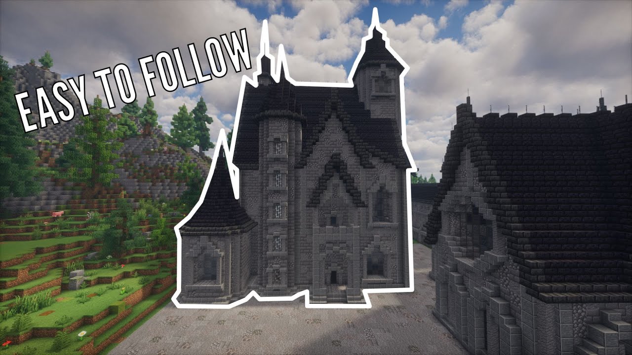 Minecraft Gothic House Tutorial | Gothic Style Minecraft House