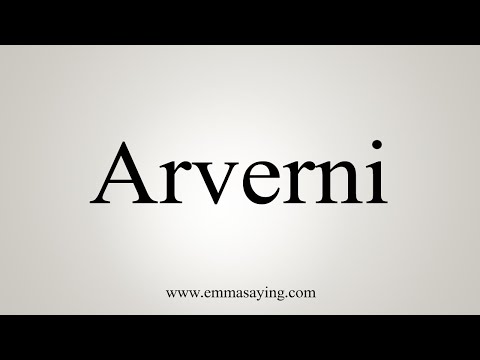 How To Say Arverni