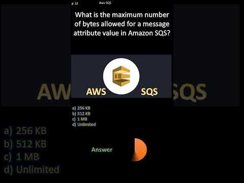 AWS SQS| Max number of bytes allowed for a message attribute value in Amazon SQS?