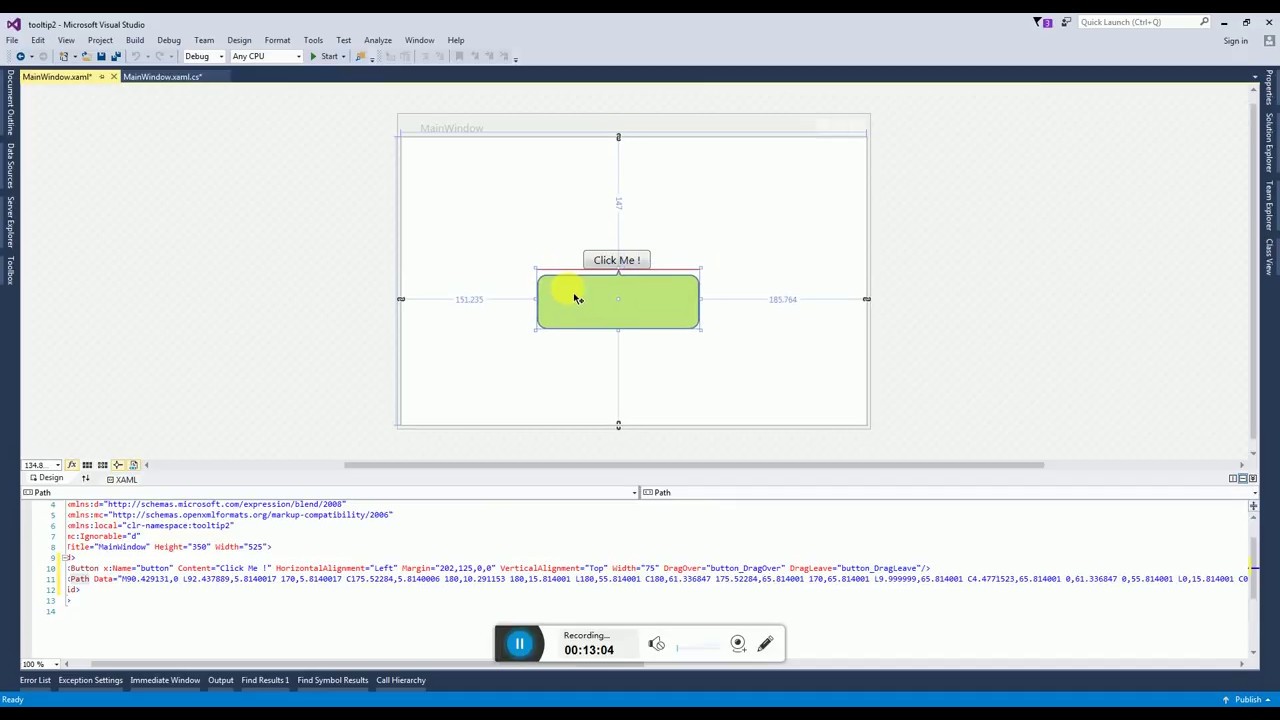 How to create custom tooltip in WPF