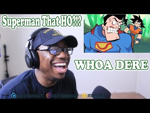Goku vs Superman Epic Rap Battles of History REACTION!