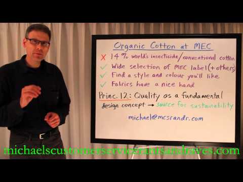 Michael's 31 Principles: MEC Organic Cotton