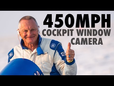 Danny Thompson's 450mph Speed Week Run - Window Cam