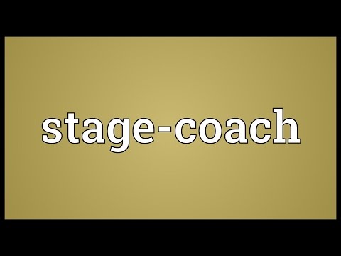 Stage-coach Meaning
