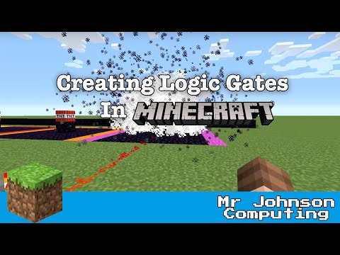 Logic Gates Explained: In Minecraft!