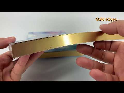 High End A5 Size Paperback Book With Gold Gided Edges Softcover Book Printing In China