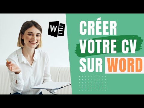 Comment créer un CV sur WORD