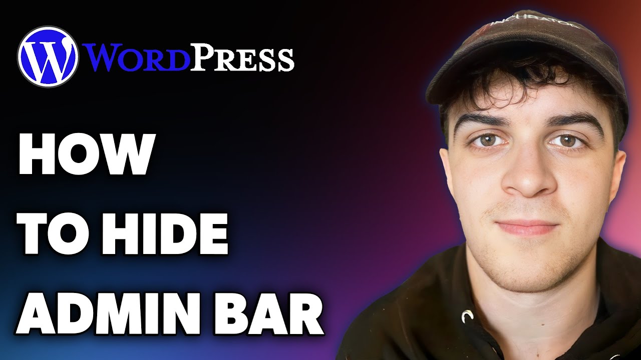 How to Hide Wordpress Admin Bar (Full 2024 Guide)