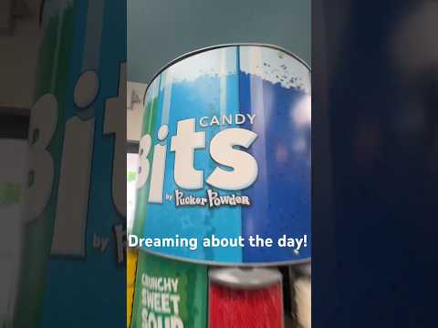 “Dreaming about the day” when you get to make Bits candy at Buckeye Candy Co! #candyshop #candy
