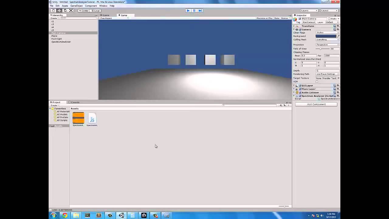 Unity   Audio Spectrum Tutorial