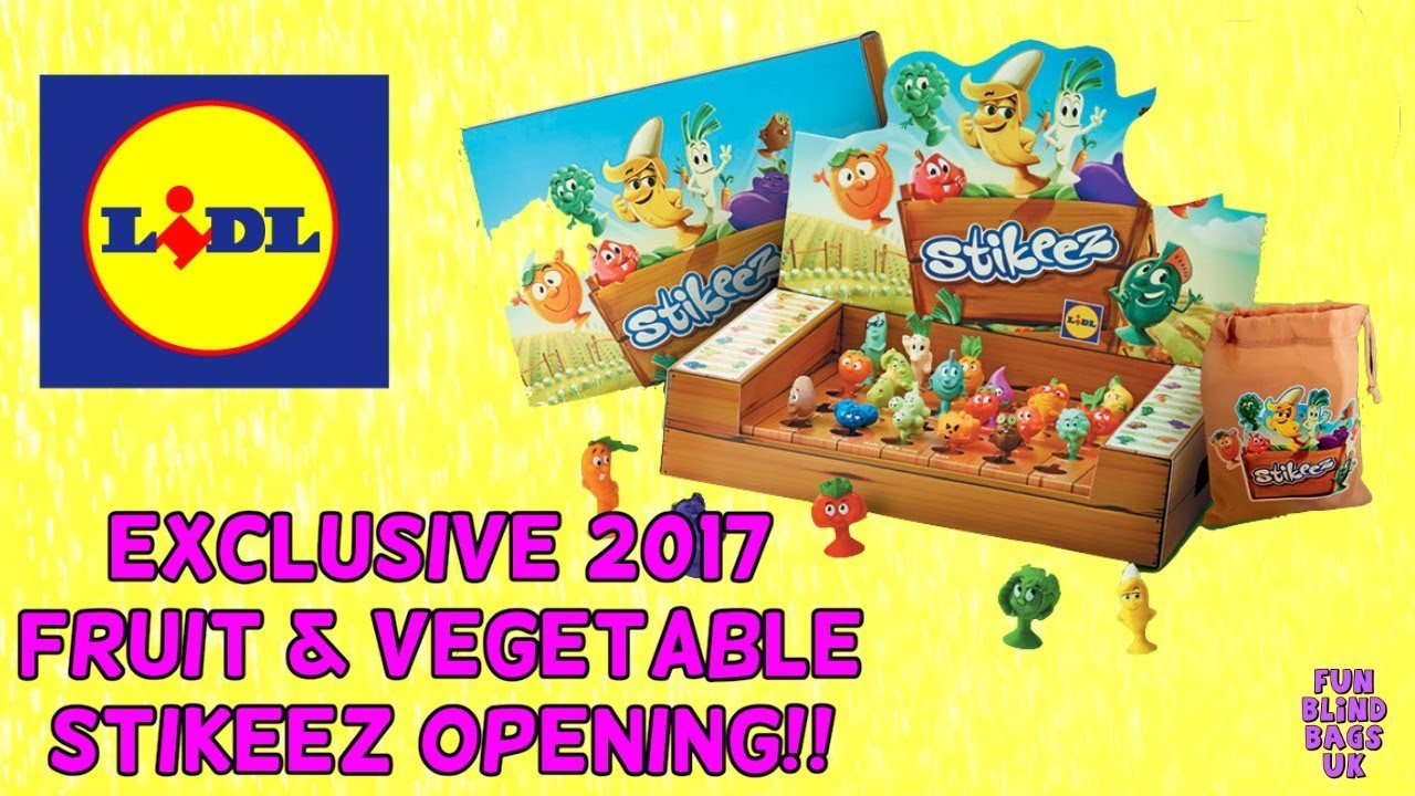 Lidl Stikeez FRUIT AND VEG Collection 2017 - OPENING 30 PACKS!