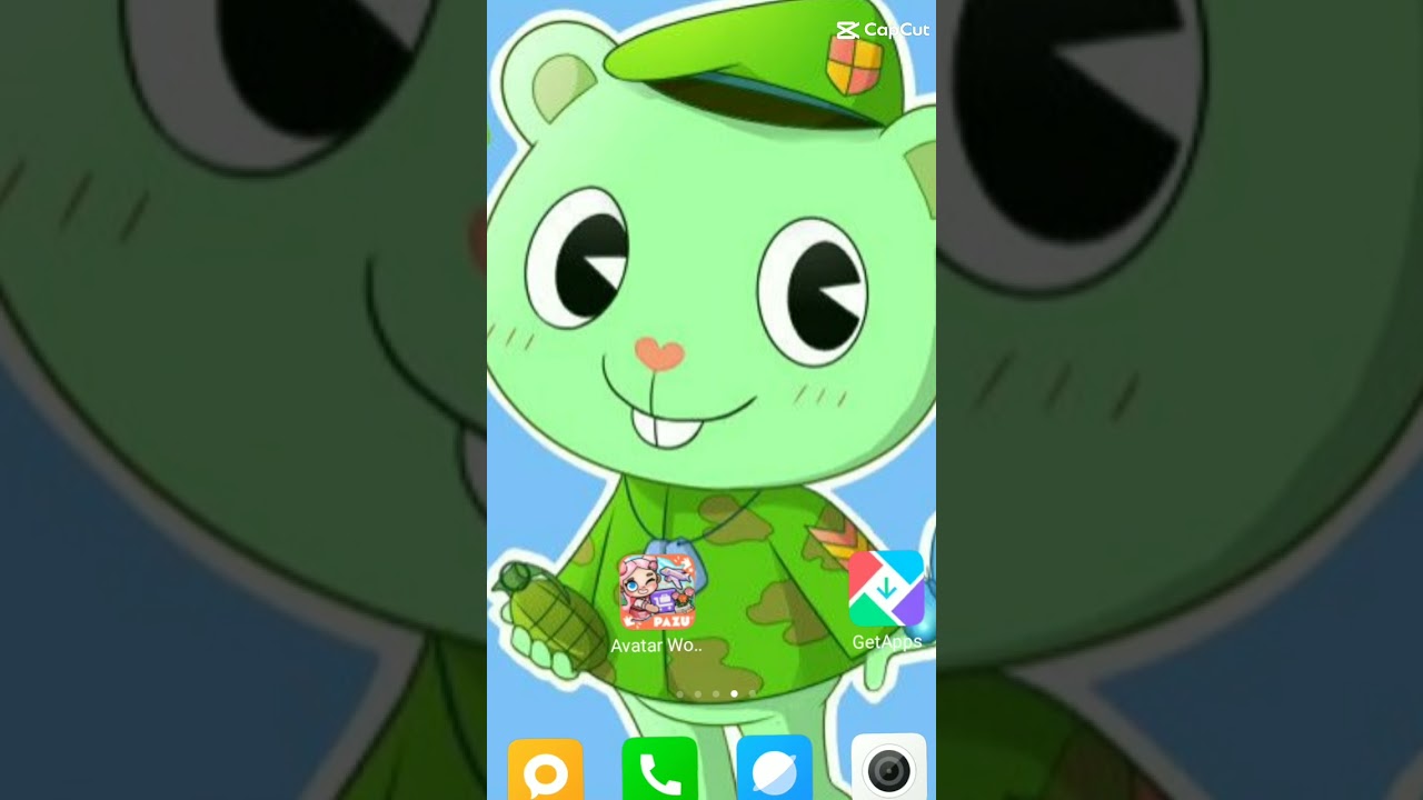 my favorite happy tree Friends wallpaper 💚#flippy #wallpaper