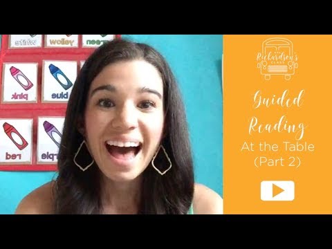 Guided Reading: At the Table (Part 2)