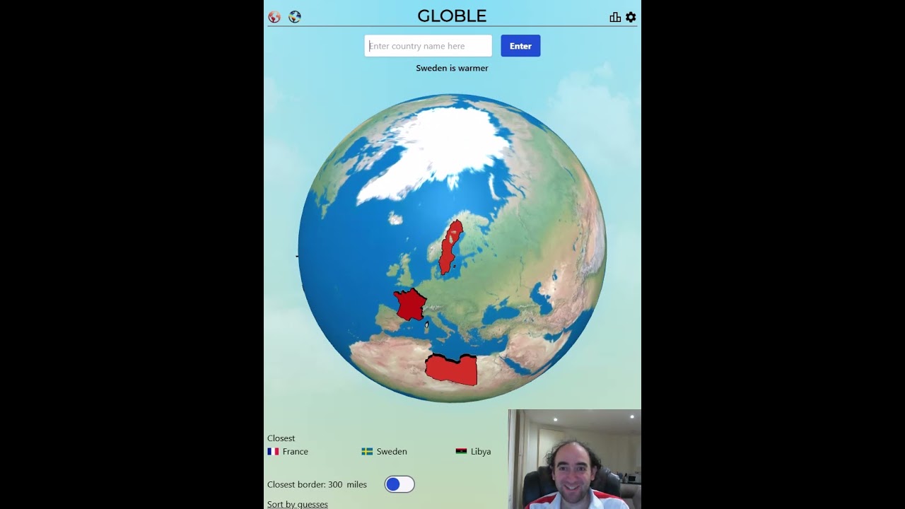 What is the mystery COUNTRY?! Globle puzzle! (6 Feb 25)