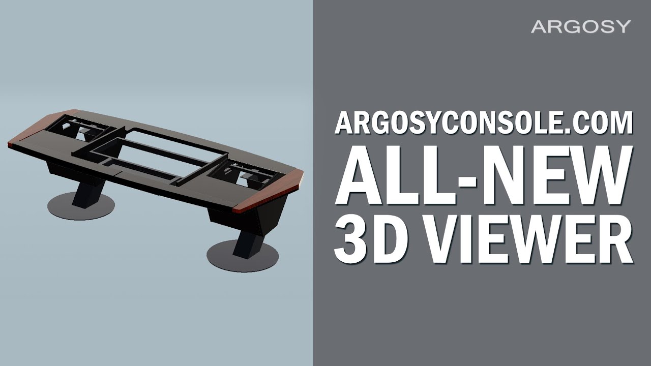 Argosy Console's All-New 3D Product Viewer Walk-through