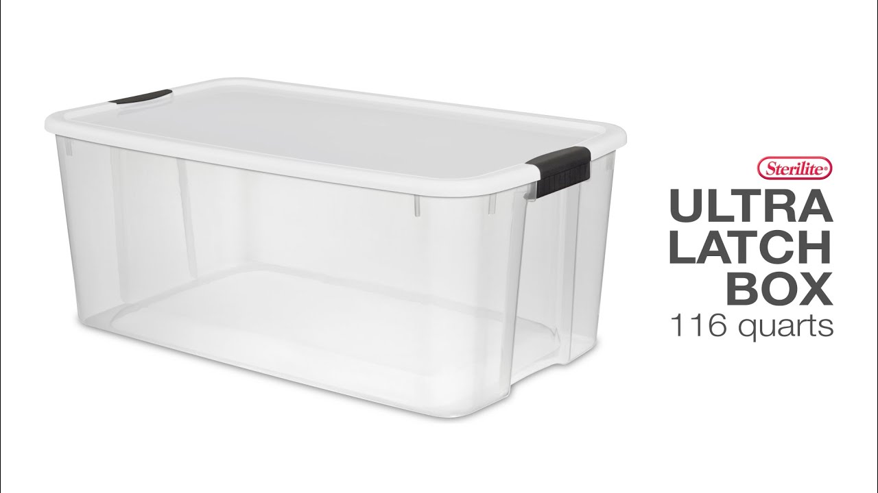 Sterilite 116 Quart Ultra Latch Box