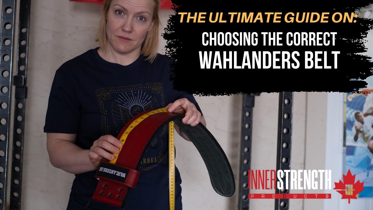 Wahlanders Belt Sizing Instructions