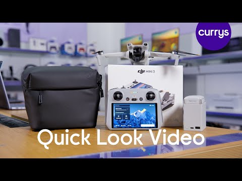 DJI Mini 3 Drone Fly More Combo with RC Controller - Quick Look