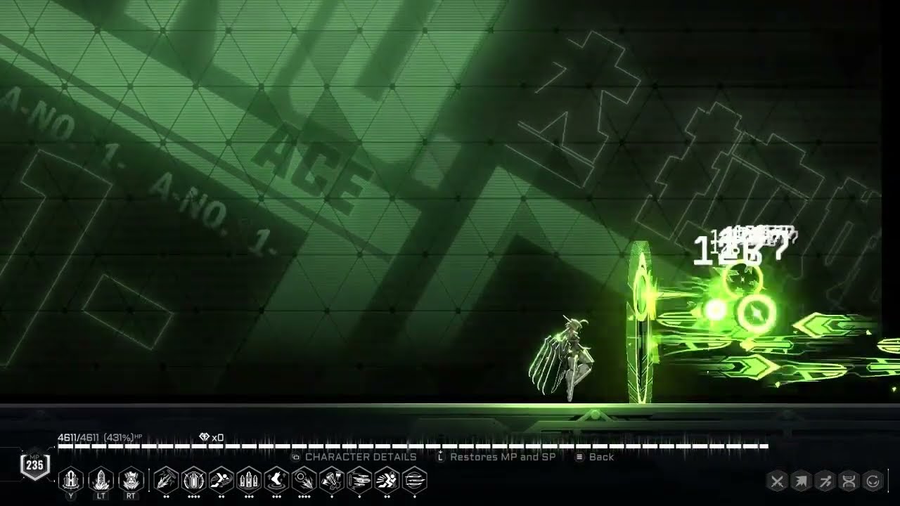 BlazBlue Entropy Effect Lambda-11 combo