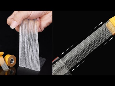 Transparent Double-Sided Glass Grid Adhesive Tape Unbox and Demo - Magic Tape or Not?