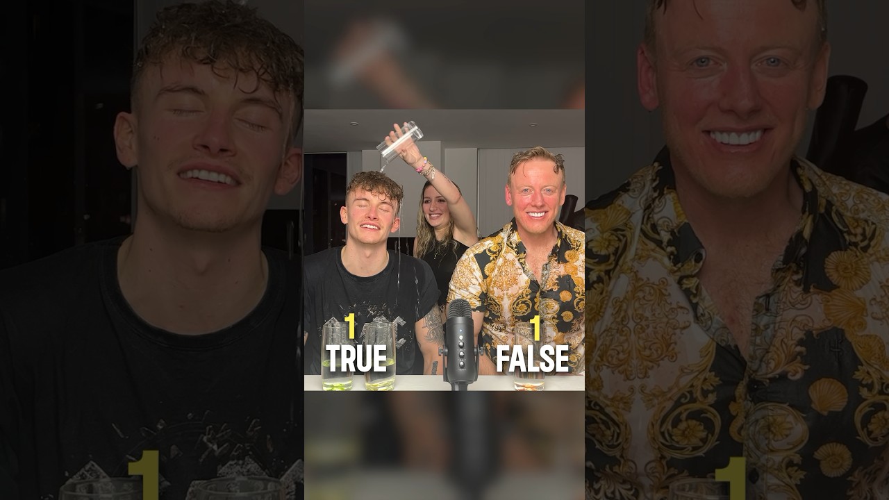 'Fave TV Series is..' LOSER GETS SOAKED! WATER WET HEAD Challenge