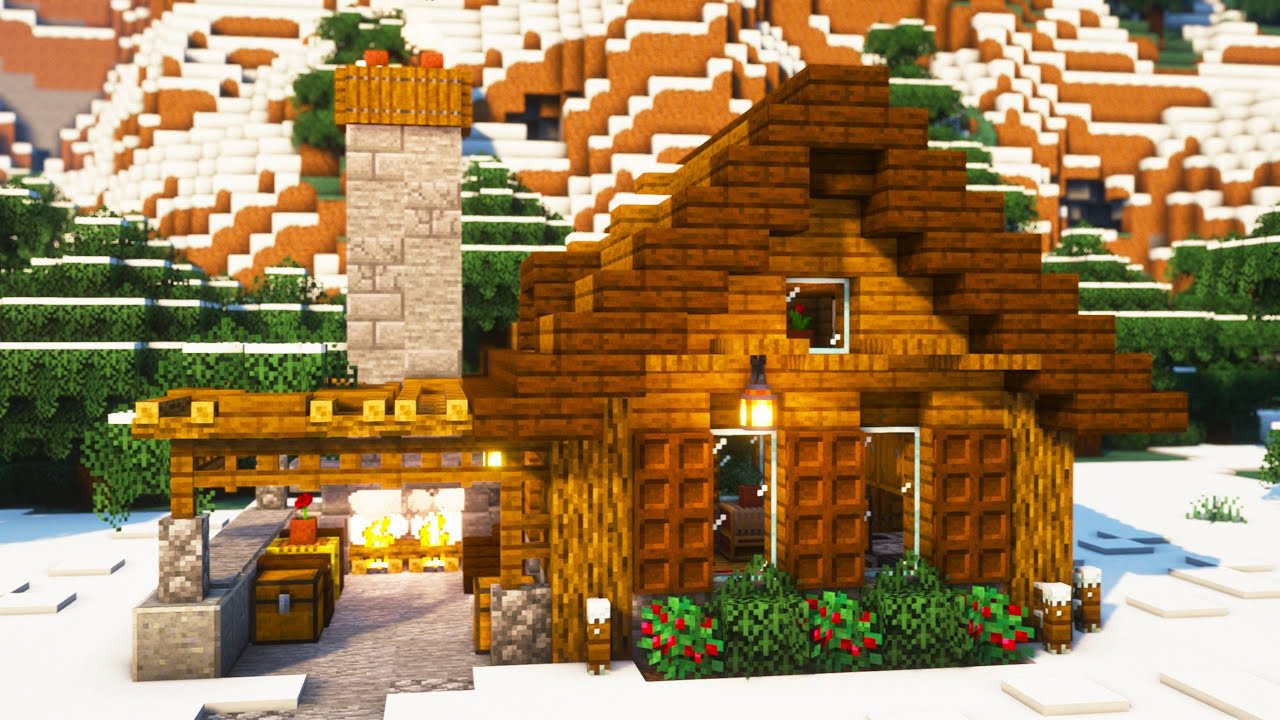 Minecraft: How to Build a Cozy Spruce Cabin - Minecraft Builders