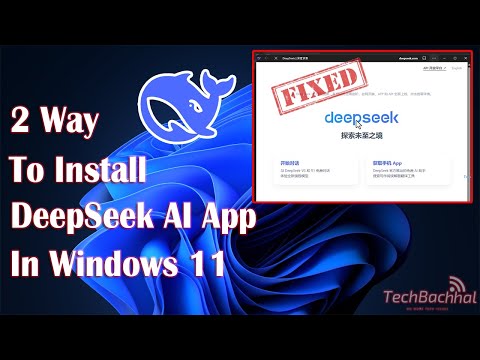 🐳 How to Install DeepSeek AI as an app on Windows 11 (2 ways)