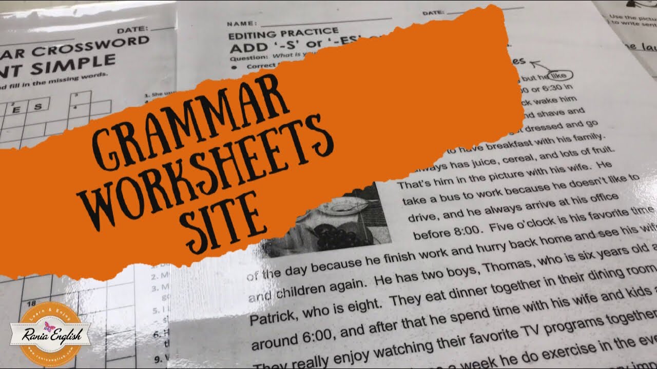 Teaching Tip : Grammar worksheets Site