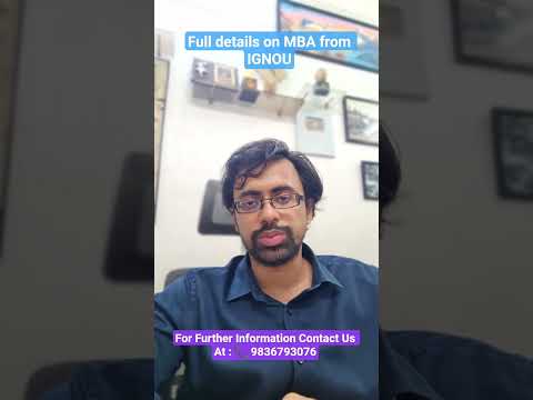 Full Details on MBA from IGNOU | Admission, Fees & Career | #MBA #IGNOU #DistanceLearning #StudyTips
