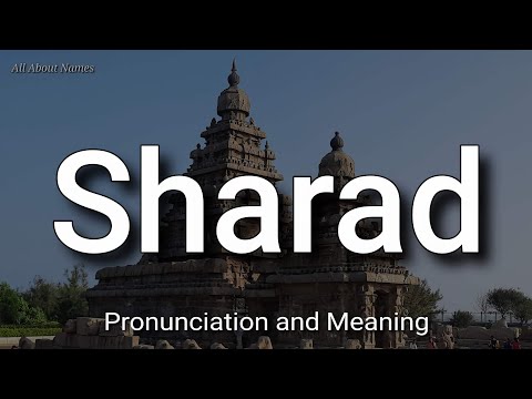 Sharad - Pronunciation and Meaning