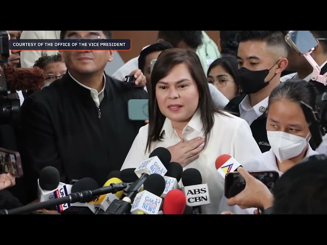 WATCH: Sara Duterte holds press conference after Marcos addressed her ...
