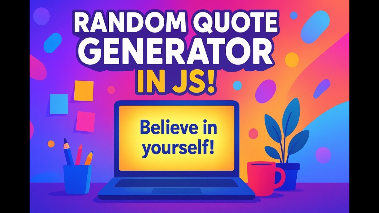 How to Build a Random Quote Generator in JavaScript | Beginner JavaScript Project Tutorial