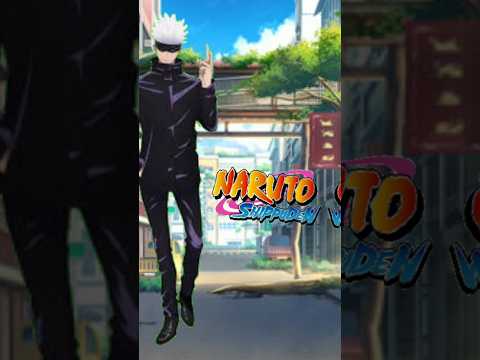 Who is Strongest Gojo vs all Naruto characters #phonk #animeedit #anime