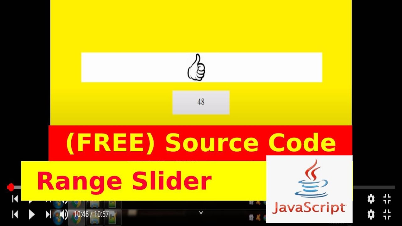 Ep32 - Output Range Slider - Javascript Source Code